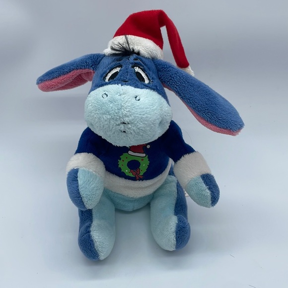 Disney | Toys | Disney Eeyore Christmas Wreath Plush Stuffed Animal Dan ...